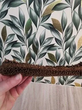 The Unbranded Brand | Bags | Vintage Hand Beaded Clutch Chocolate Brown ...